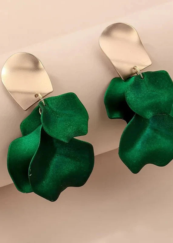 Green Leaf Earrings – MENA