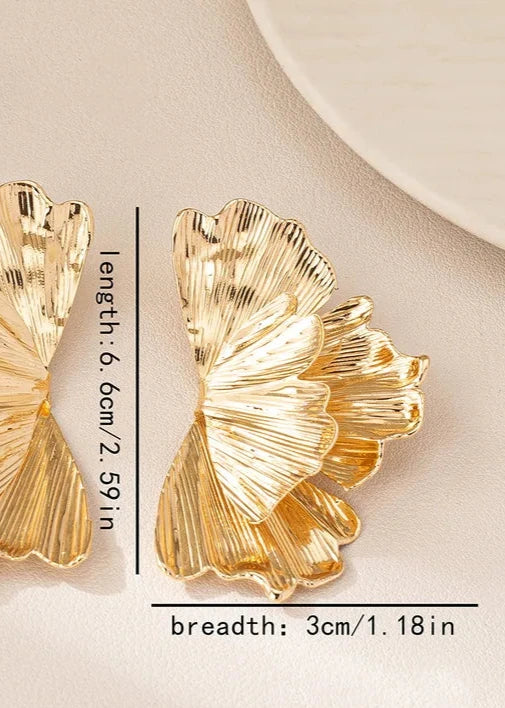 Gold Flower Earrings – MENA